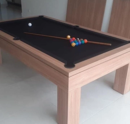 MESA DE BILHAR E JANTAR 2,00 X 1,20 MADEIRA MDF - BILHAR EL CONDOR